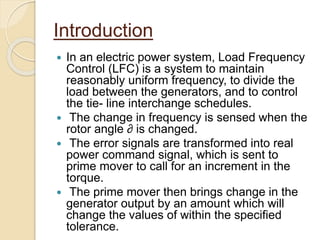 load frequency control of two area | PPT