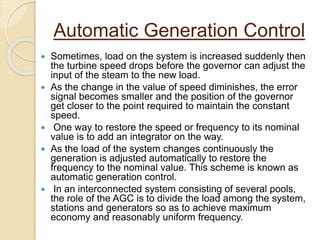 load frequency control of two area | PPT