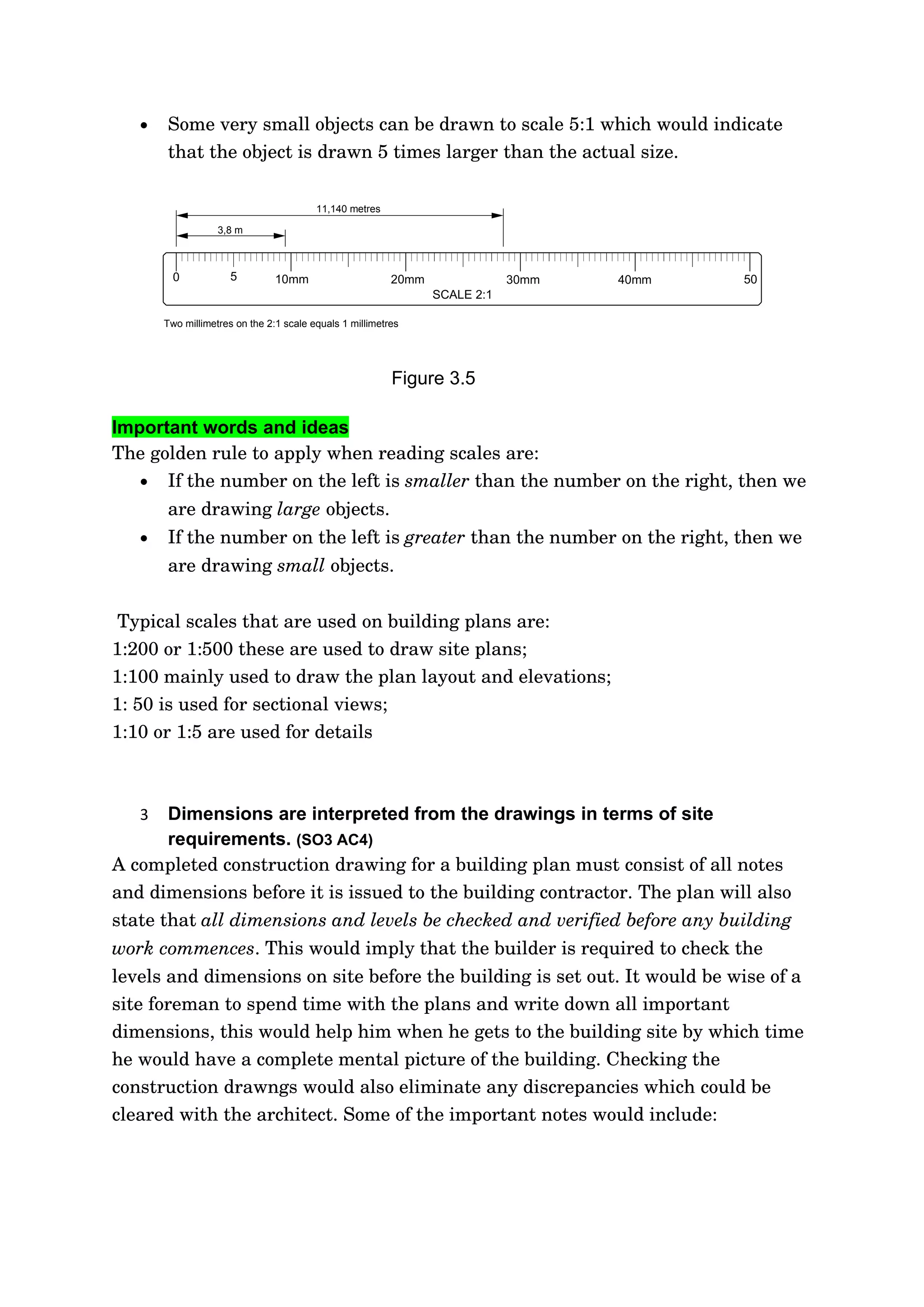 Read and Interpret Construction Drawings & specifications | DOC