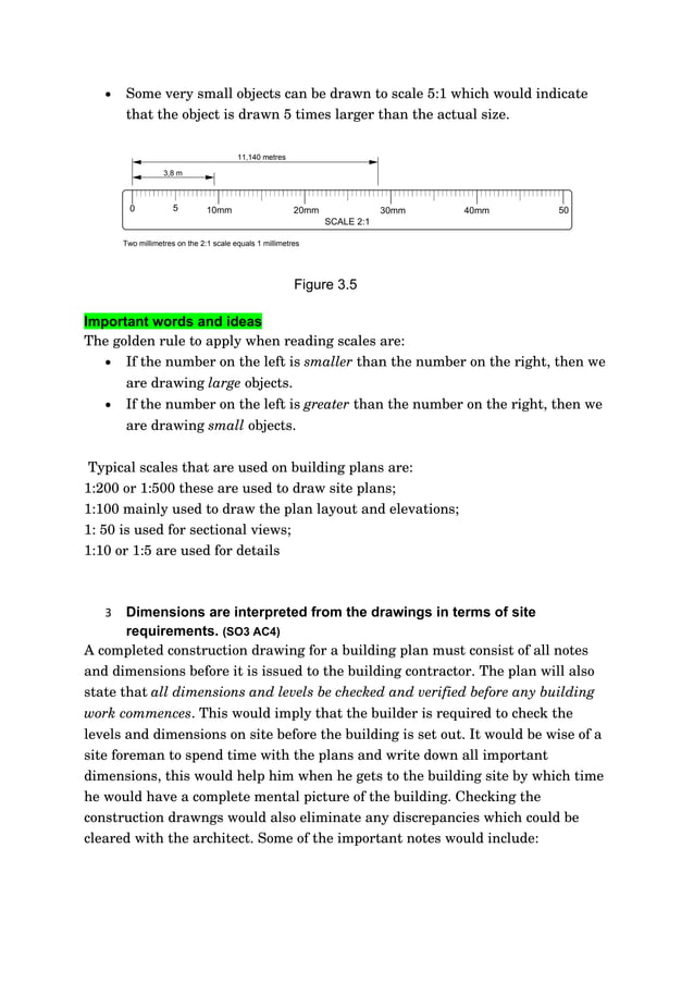 Read and Interpret Construction Drawings & specifications | DOC