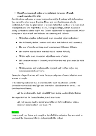 Read and Interpret Construction Drawings & specifications | DOC