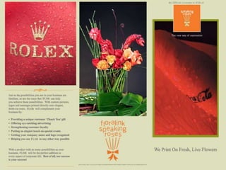Floralink Speaking Roses (FLSR) - Events | PPSX