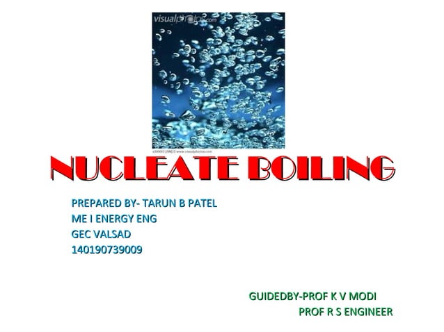nucleate boiling | PPT