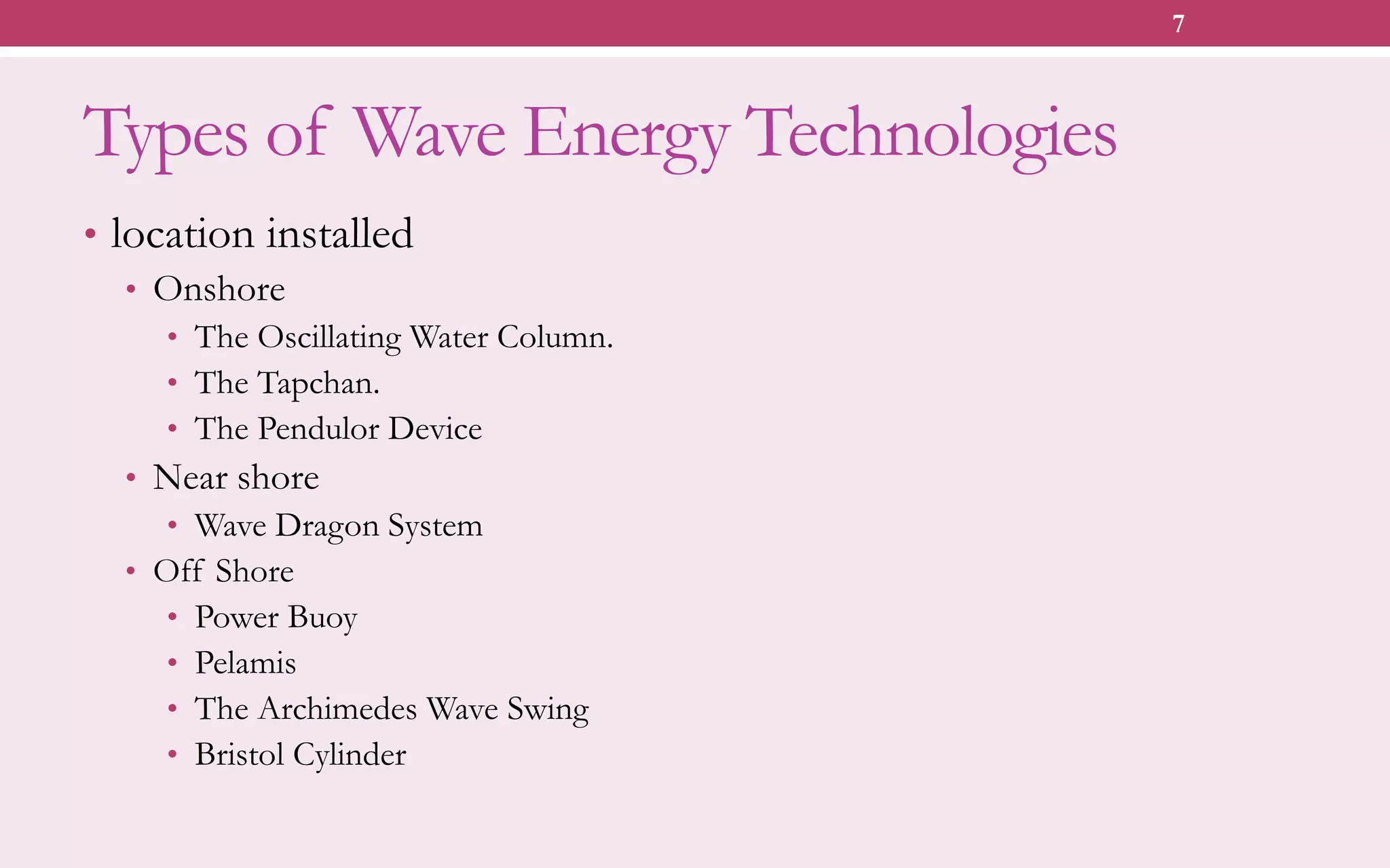wave energy technology | PPTX