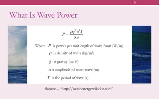 wave energy technology | PPTX