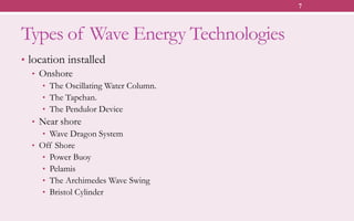 wave energy technology | PPTX