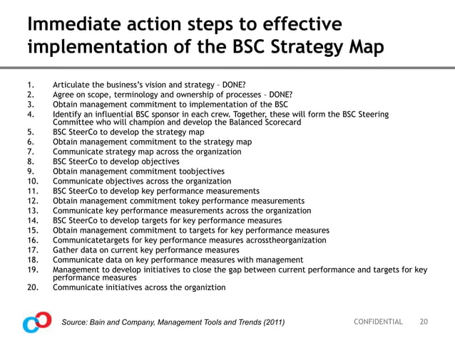 140202 balanced scorecard implementation | PPTX | Business Administration | Business