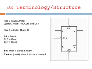 J - K & MASTERSLAVE FLIPFLOPS | PPTX