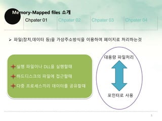 윈도우 메모리맵파일 | PPT