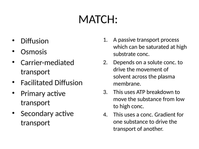 cell membrane across membrane for diffusion | PPT