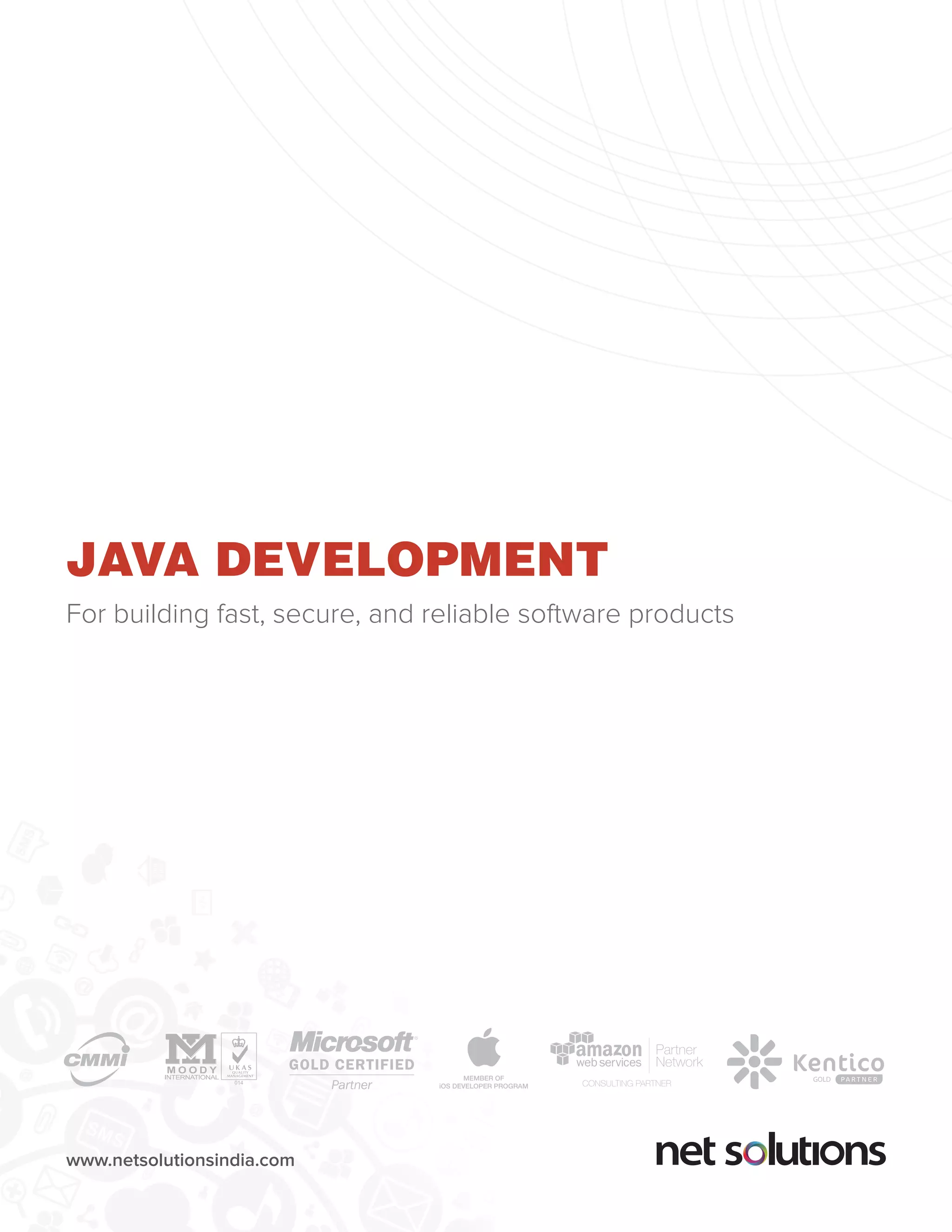 Net Solutions JAVA Development Brochure | PDF