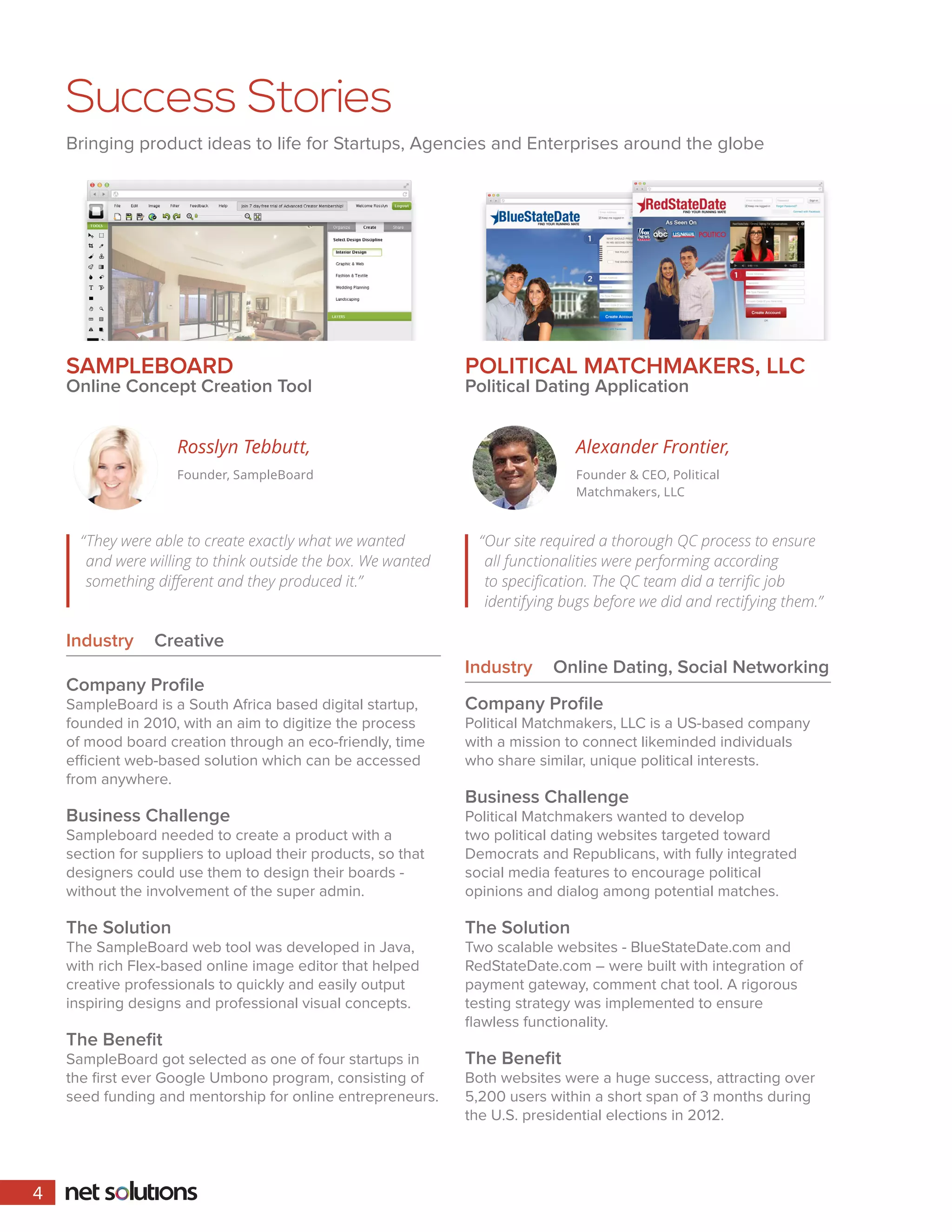 Net Solutions JAVA Development Brochure | PDF