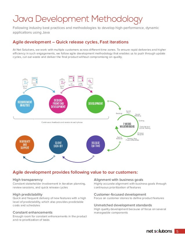 Net Solutions JAVA Development Brochure