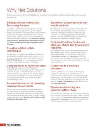 Net Solutions Android app dev brochure | PDF
