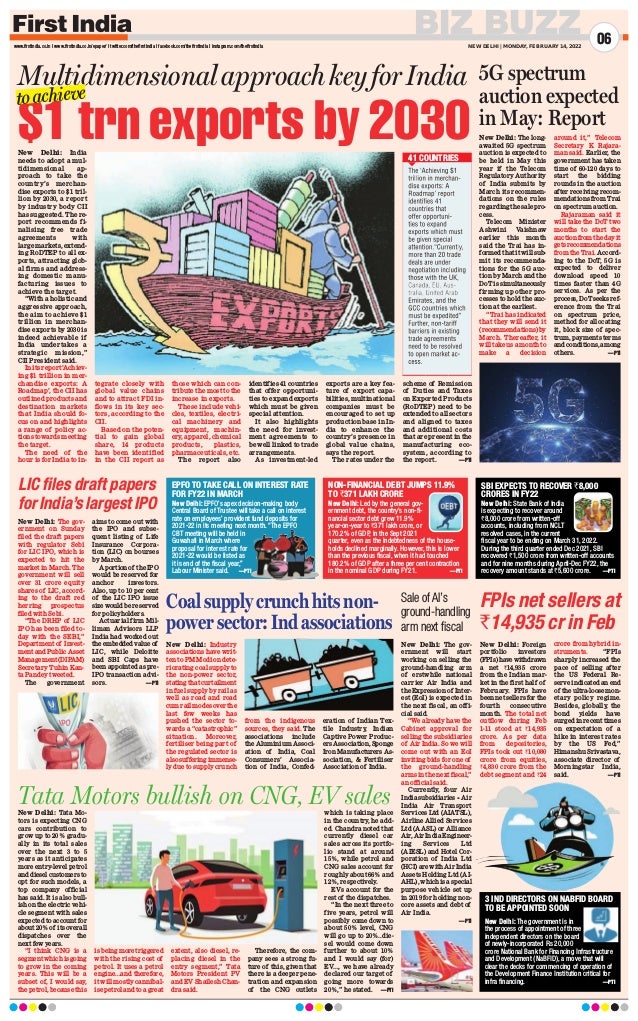 14022022 first india new delhi | PDF