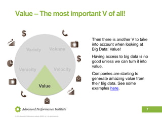 The 5 key V's of Big Data | PPTX