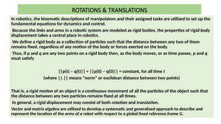 Translation, Rotation and Transformation in Robotics.ppt
