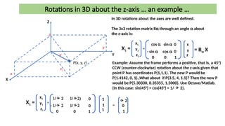 Translation, Rotation and Transformation in Robotics.ppt