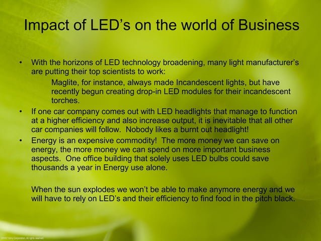LED Lighting Technology | PPT