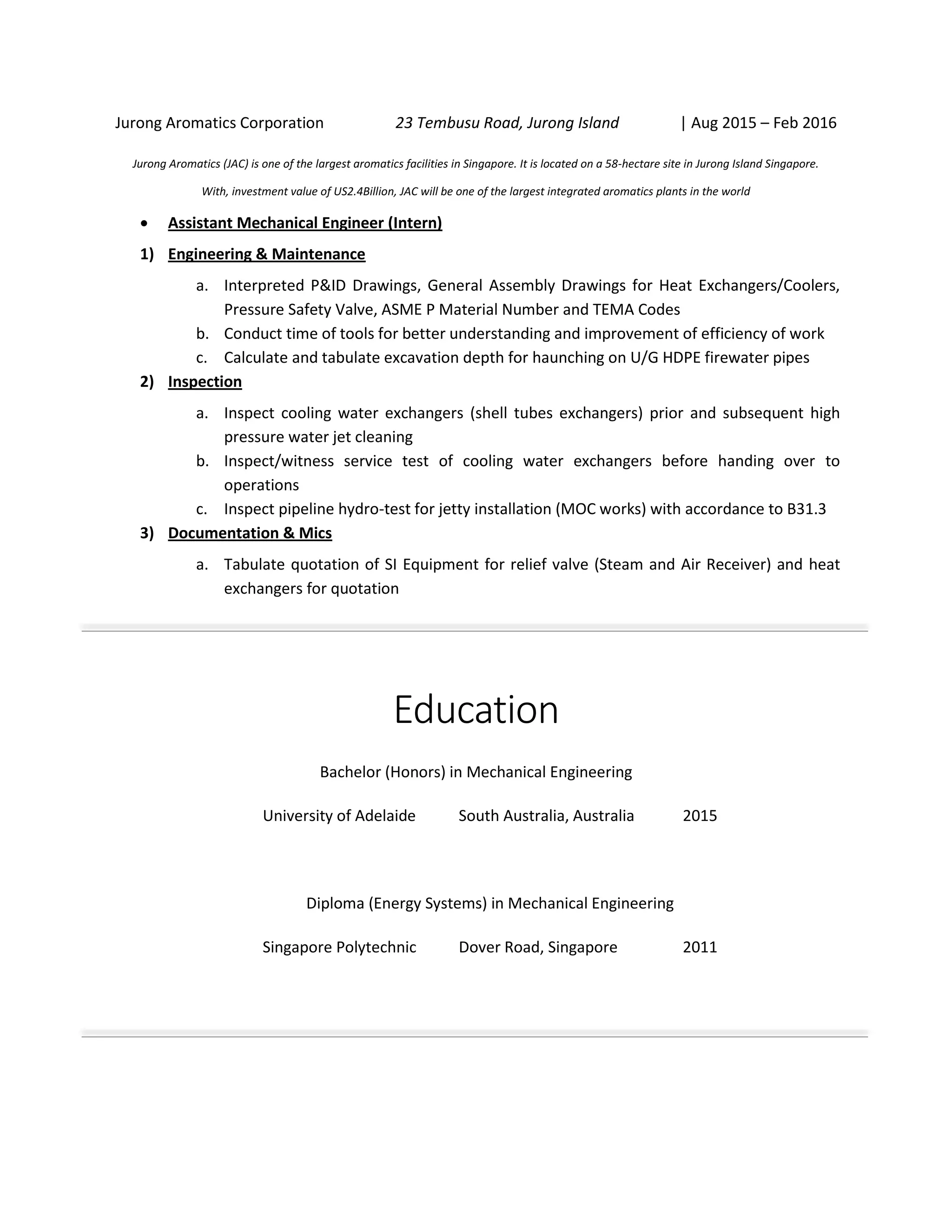 ERICK RENALDI REZAL CV | PDF