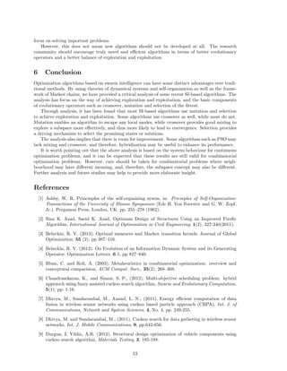 Swarm Intelligence Based Algorithms: A Critical Analysis | PDF