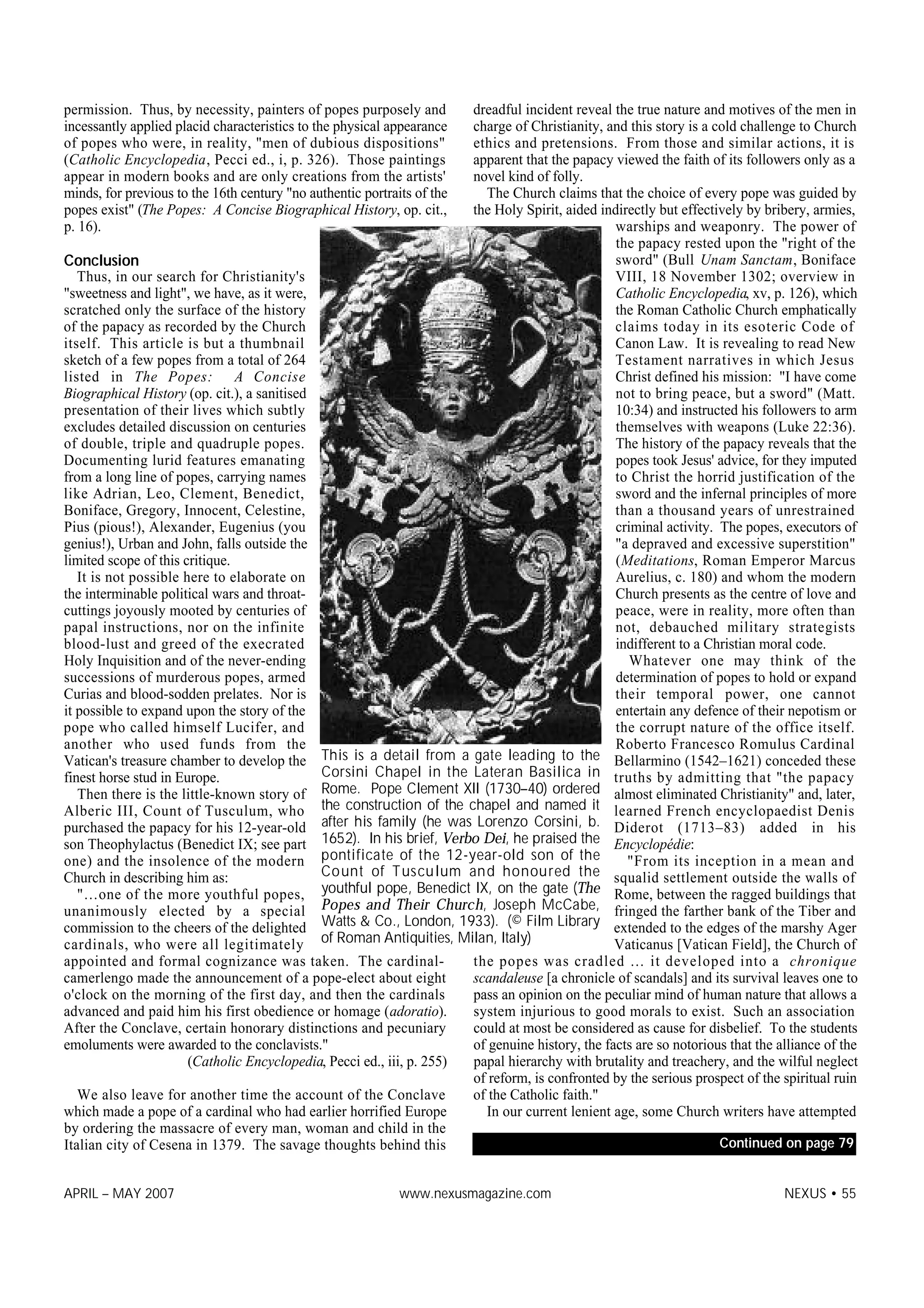 Criminal History Of Papacy Part 3 | PDF | Christianity | Religion ...