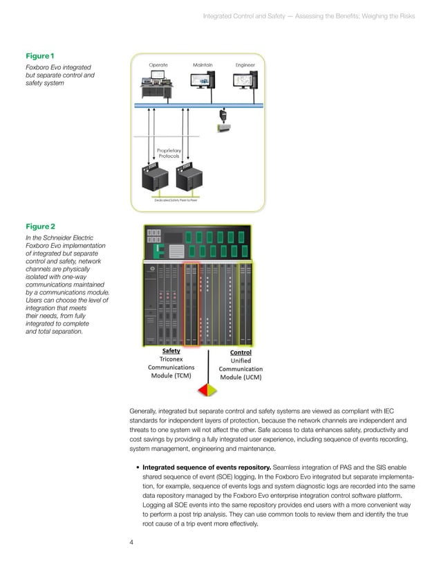 Integrated Control and Safety - Assessing the Benefits; Weighing the ...