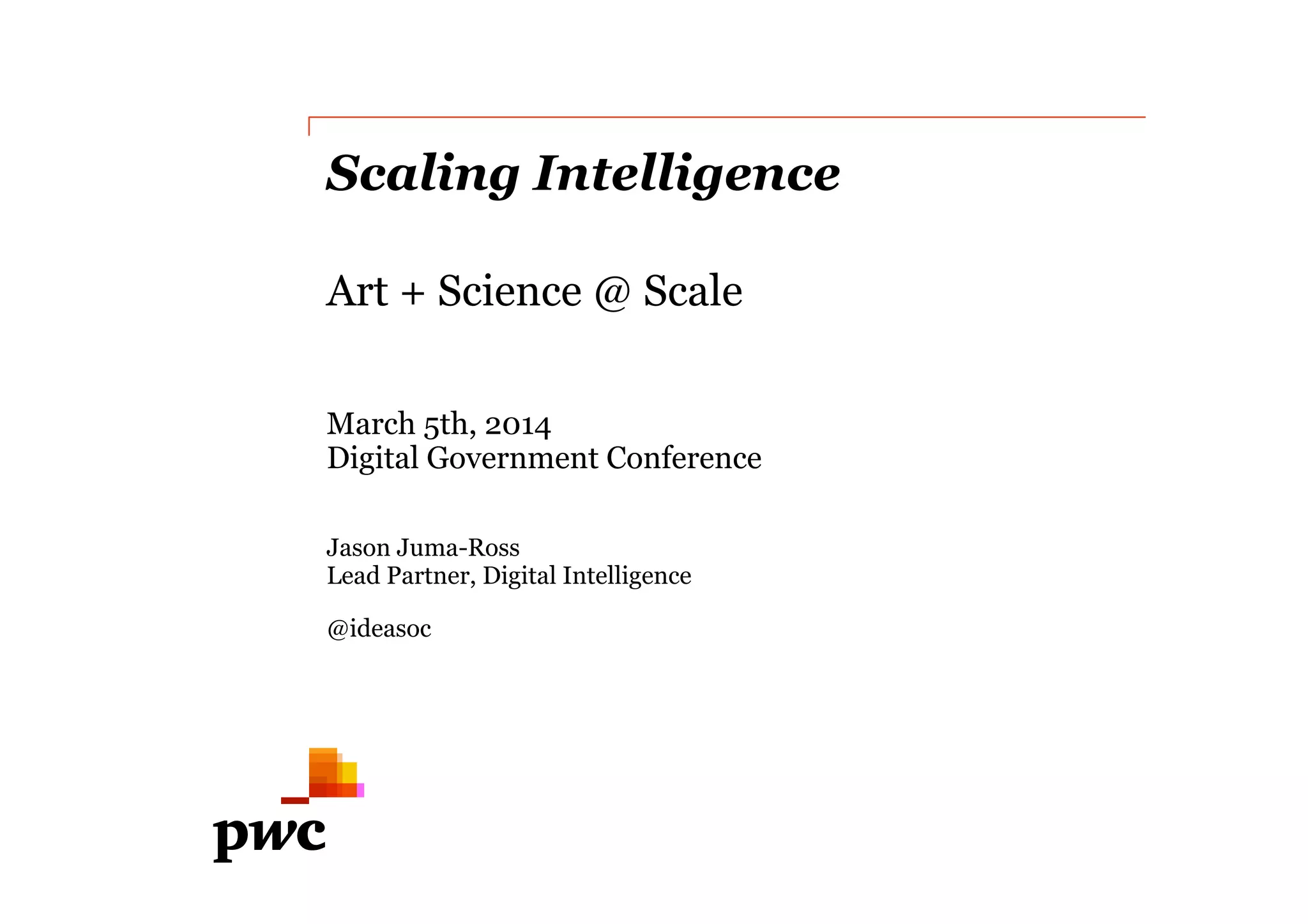 Scaling Digital Intelligence | PDF