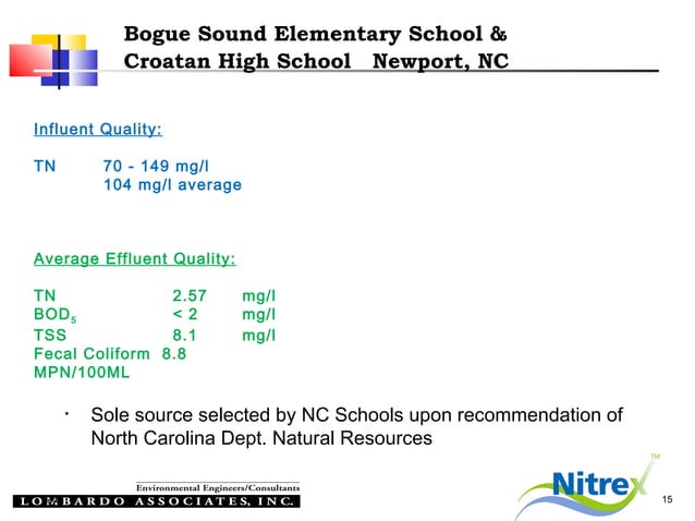 Nitrex(TM) Passive Nitrogen Removal Systems | PPT