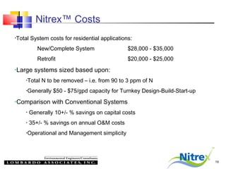 Nitrex(TM) Passive Nitrogen Removal Systems | PPT