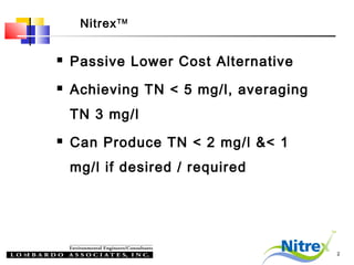 Nitrex(TM) Passive Nitrogen Removal Systems | PPT