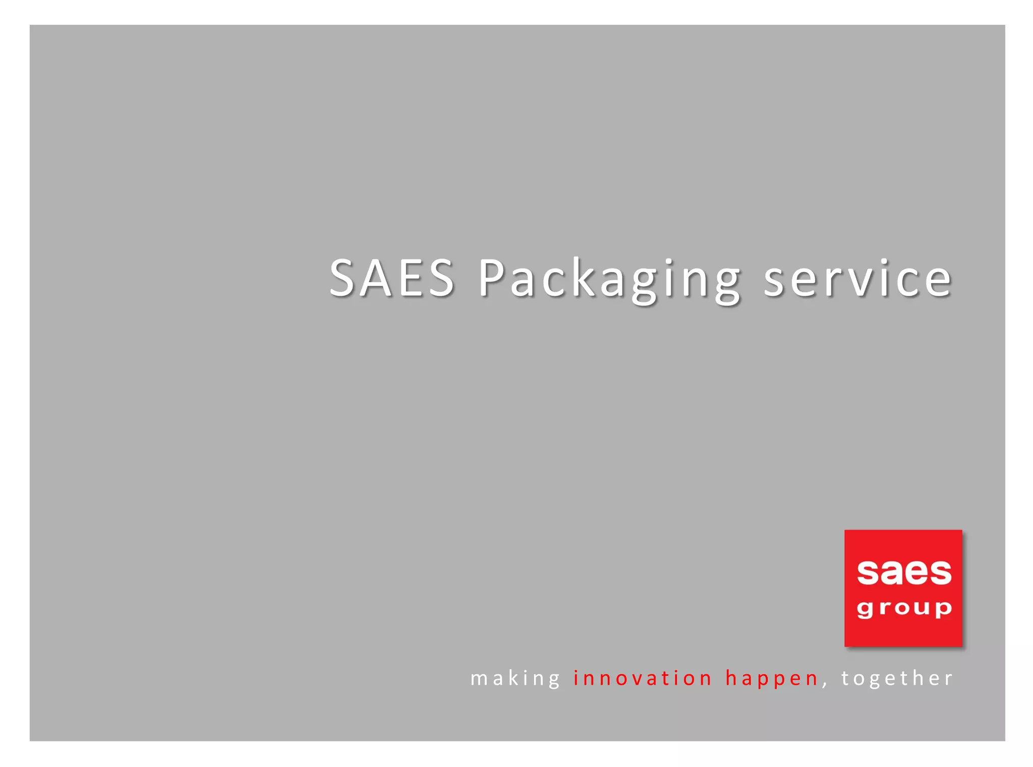 SAES Packaging Services for MEMS Devices | PDF