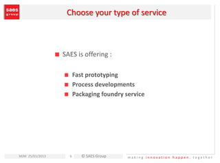 SAES Packaging Services for MEMS Devices | PDF | Physics | Science