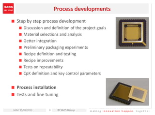 SAES Packaging Services for MEMS Devices | PDF | Physics | Science