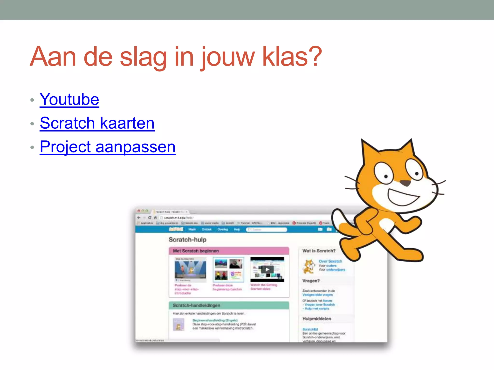 Programmeren op de basisschool met Scratch | PPTX