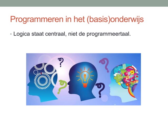 Programmeren op de basisschool met Scratch | PPT