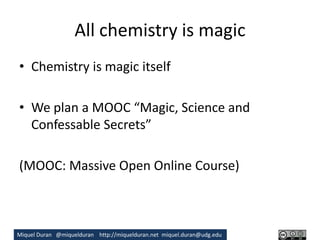 Magic and the periodic table of the elements | PPTX