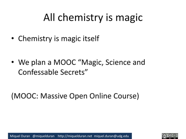 Magic and the periodic table of the elements | PPT