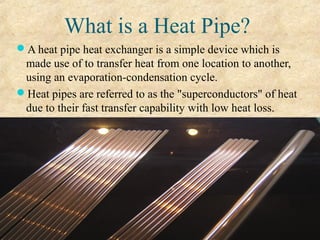 design and experimenta study on nanofluid heat pipes | PPT