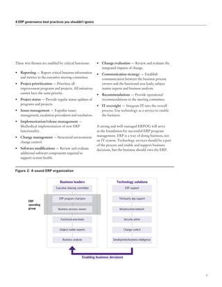 The 4 ERP governance best practices you can’t ignore | PDF ...