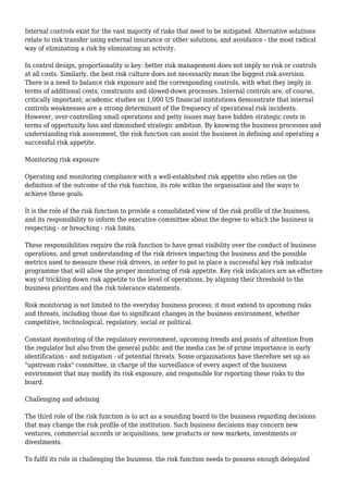 Building an invisible framework for risk management | PDF