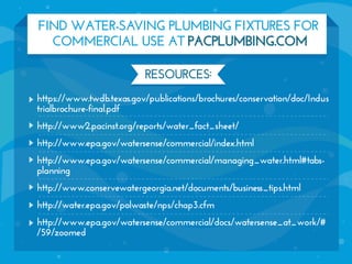 7 Commercial Water-Saving Solutions | PDF