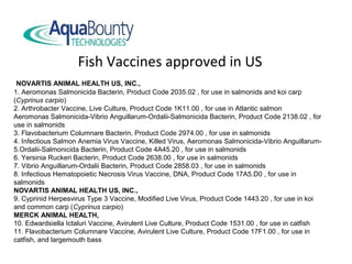 Dr. Ronald L. Stotish - Aquaculture: Unfilled Needs and Opportunities ...