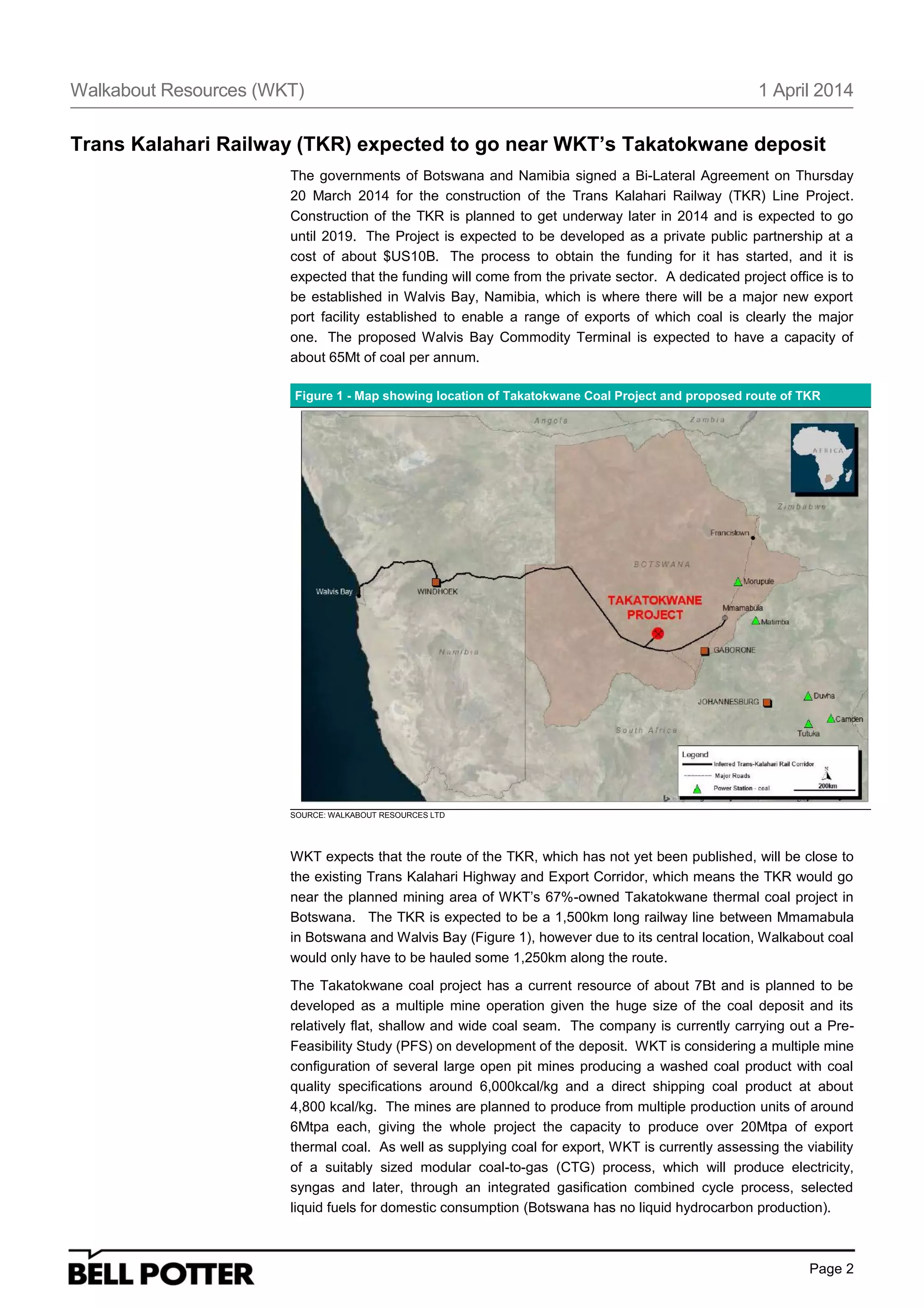 Bell Potter Research Note 2014 | PDF