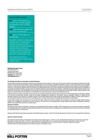 Bell Potter Research Note 2014 | PDF