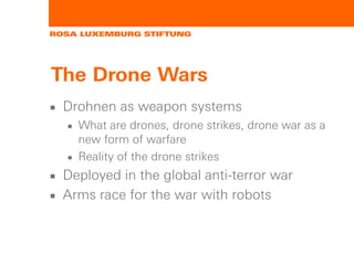 The Drone Wars: Warfare of the Future? | PDF