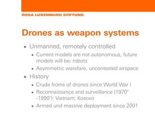The Drone Wars: Warfare of the Future? | PDF