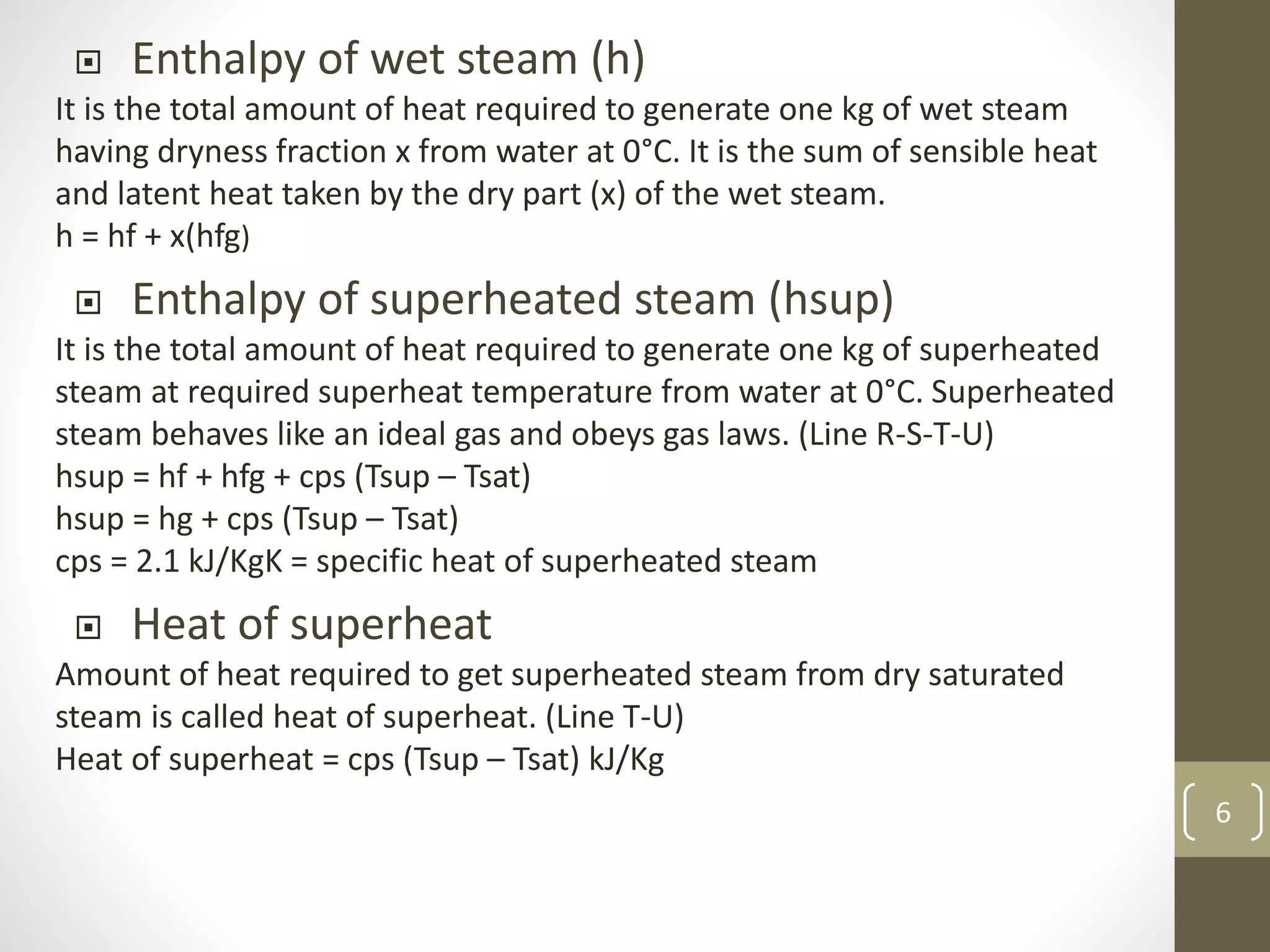 Properties of steam | PPTX