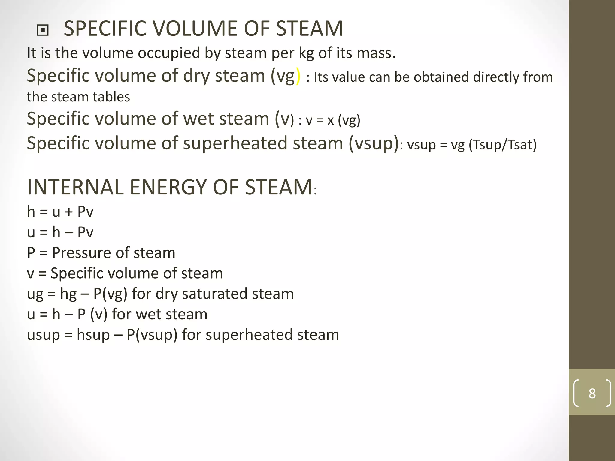 Properties of steam | PPTX