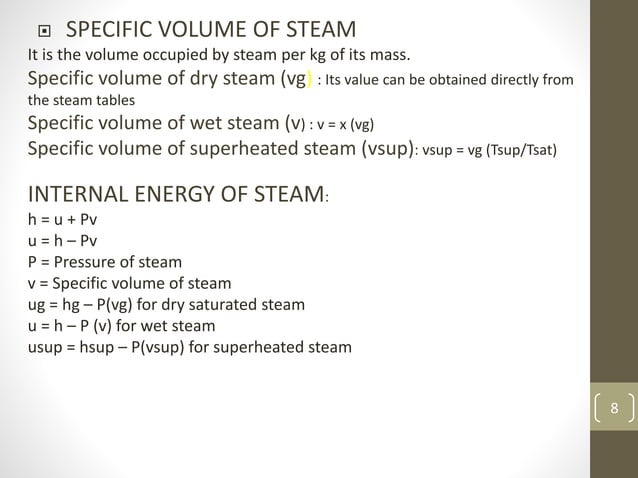 Properties of steam | PPTX